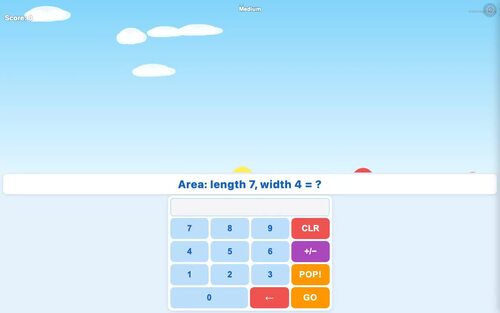 4th Grade Points & Lines Math Game | Math Center No Prep by Kick My Math