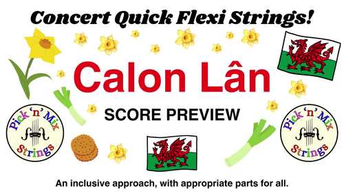 Calon Lân (A Pure Heart) - arranged for Flexi String Ensemble | TPT