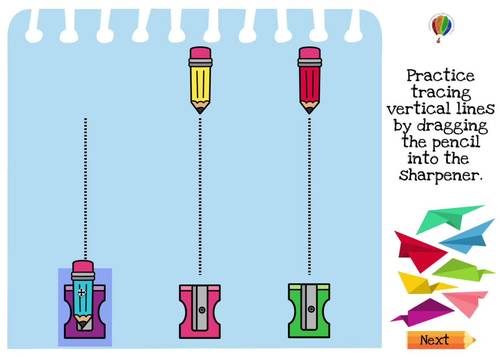 FMS: Prewriting Tracing - Back to School Edition (BOOM Cards™ Distance ...