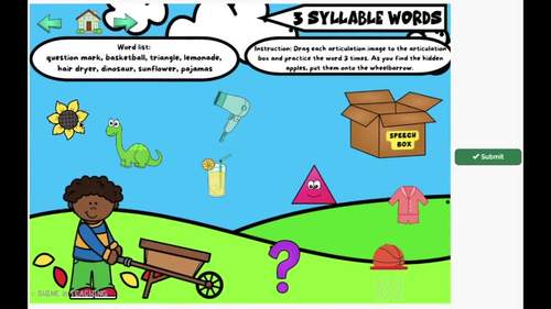 Multisyllabic Words GAME - Find-the-... - Autumn/ Fall | TPT