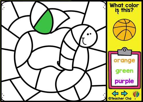 Digital Color by Code: Recognizing Colors (BOOM Cards™ for Distance ...