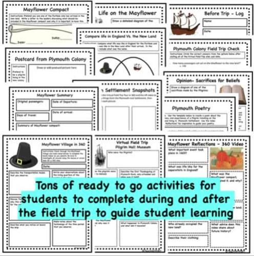 First Thanksgiving Plymouth Rock Virtual Field Trip by TeachWithBri
