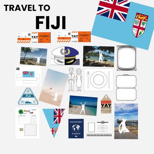 Travel to FIJI! – Printable Pretend Travel Activity for Kids by ...