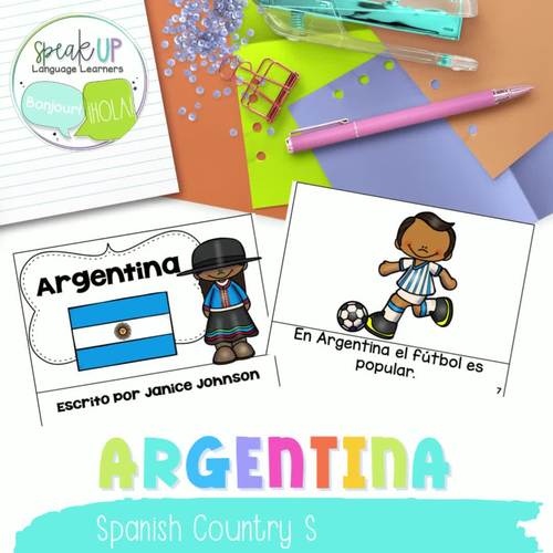 Argentina Spanish Country Study Reader & Activities Print & Digital ...