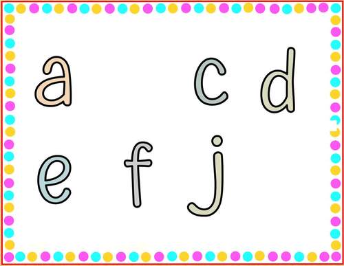 Printable Boho Neutral Bulletin Board Large Alphabet Letters Wall Display