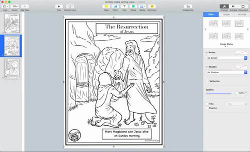 free coloring pages of the empty tomb