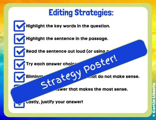 8th Grade EDITING Set #4 STAAR Practice integrated with Science TEKS
