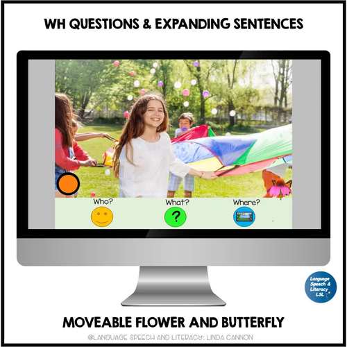 EXPANDING SENTENCES Boom Cards™ Speech Therapy Distance Learning TWEENS