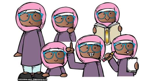 Melonheadz Addicts May 2023 clip art girl with head covering clip art MINI