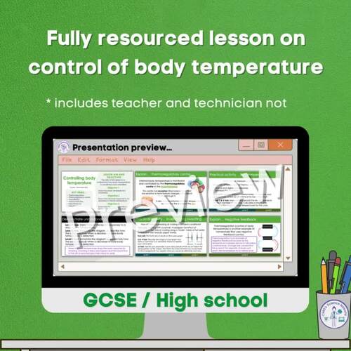 Control of body temperature by CMGs Science lessons | TPT