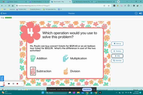 Number System Word Problem Boom Cards & Task Cards by Miss Poulin's ...