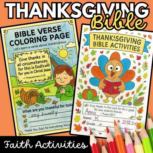 Thanksgiving Bible Lesson for Kids | Gratitude, Thankfulness & Faith ...