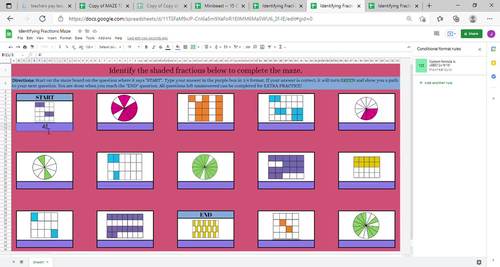Identifying Fractions - 3 versions to aid differentiation by Juliane ...