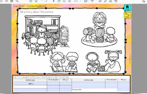 DIGITAL Baseline Data Tool for Fluency | Stuttering by Lauren LaCour Haines