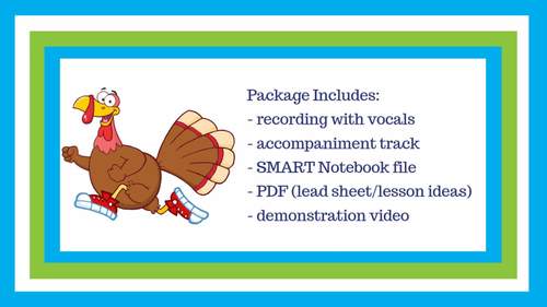 Thanksgiving Song and Activity | Turkey Song and Singing Game: Complete ...
