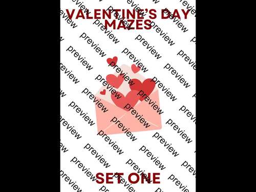 Valentine’s Day Puzzles Bundle Symbols Gifts Feelings Emotions Grades 2-5