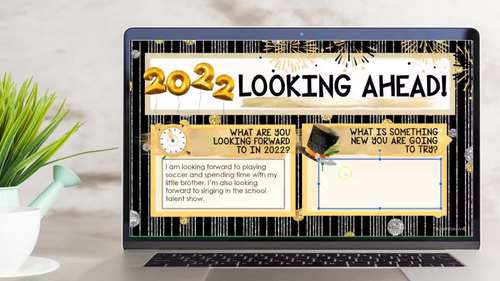 New Years 2023 Resolutions Digital Activities | Digital Vision Board ...