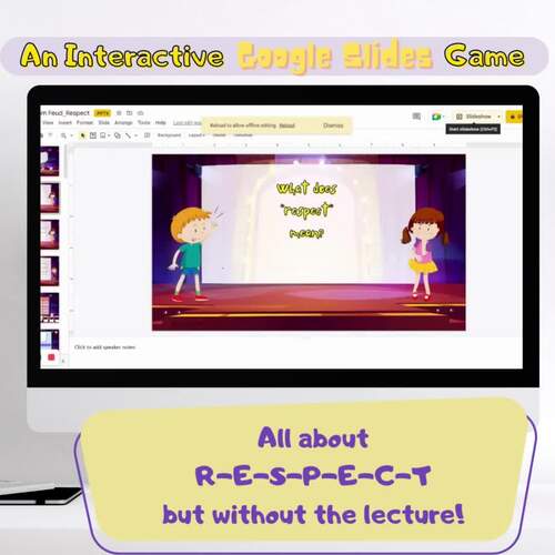 Classroom Feud: Interactive Quiz-Style Game Talking All About Respect