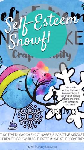 WINTER COUNSELING ACTIVITITIES SEL SELF-ESTEEM CRAFT LESSON SelfEsteem ...