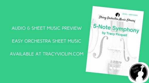 Easy Orchestra Sheet Music: 5-Note Symphony | Original Composition