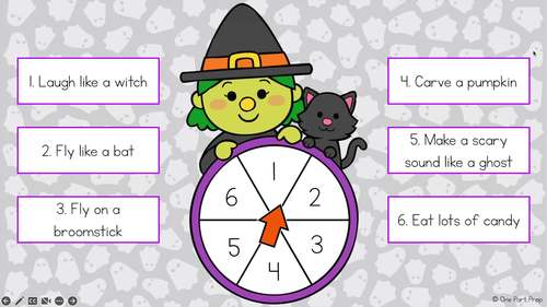 10 HALLOWEEN No Prep Digital Party Games | ESL Fun | Brain Breaks | Virtual