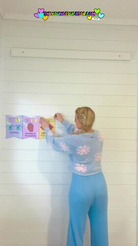 PASTEL RAINBOW BODY LISTENING POSTER PACK / BLACK WHITE VERSION TOO!