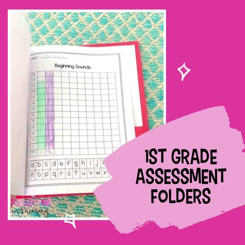1st Grade Assessments & Data Folders by Tickled Pink in Primary | TPT
