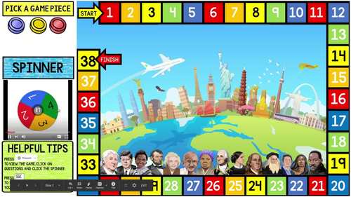 Bill of Rights Review Game Board | Digital | Google Slides | US ...