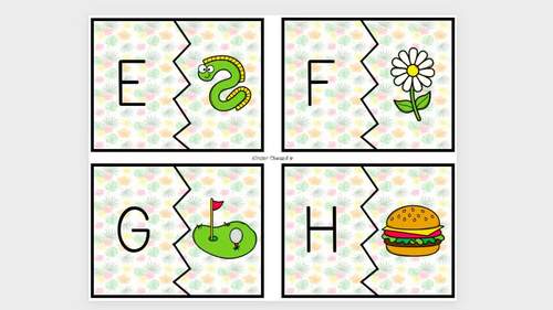 Summer Letter to Picture Matching by Kinder Obsessed | TPT