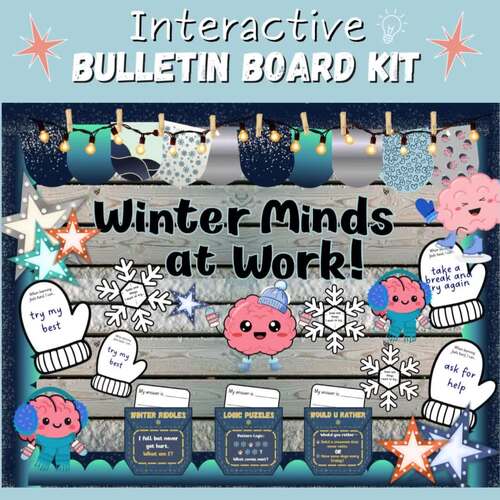 Winter Minds at Work: Interactive Winter Bulletin Board & Critical Thinking