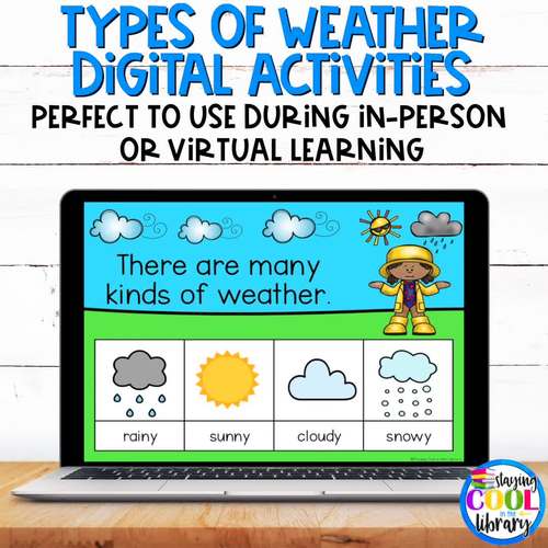 Types of Weather Digital Activities | Google Slides & SeeSaw | TPT
