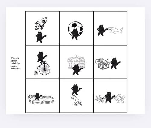 Splat the Cat: Back to School Splat! Language Activities | Speech ...