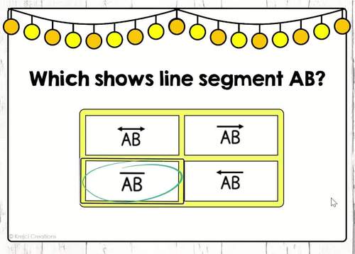 Two Dimensional Figures Digital Boom Cards - 4th Grade Math Review