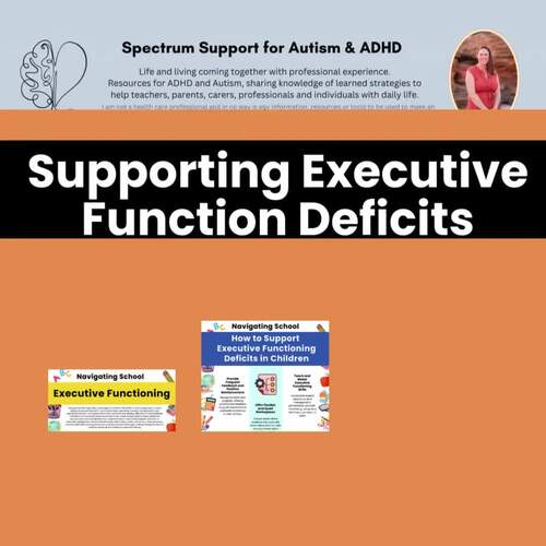 Executive Functioning Activities Support ADHD Autism Helper Time Management