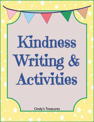 Kindness Writing and Vocabulary/Word Wall Activities by Cindy's Treasures