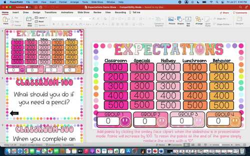 Expectations and Procedures Game Show | Back to School | Classroom ...