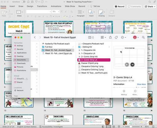 Ancient Egyptians History Unit || Week 10 of 12 || End of an Era