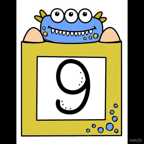 Monster Counting Posters | Numbers 0–20 | Fun Classroom Math Wall Decor