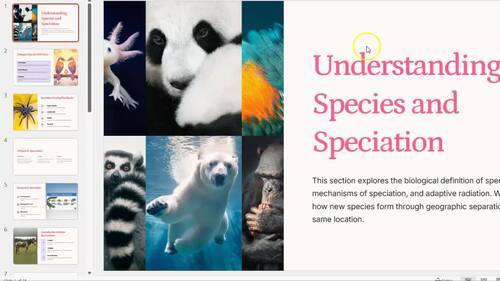 Pre-AP Biology Evolution Unit, Speciation, PowerPoint Slides & Notes Pre-AP Biology Evolution Unit, Speciation, PowerPoint Slides & Notes