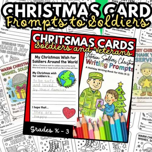 Christmas Cards for Soldiers Veterans Bundle | Printable Military ...