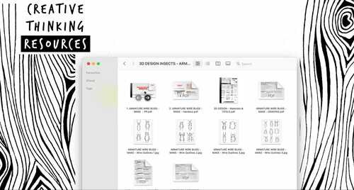 Build an ARMATURE WIRE BUGS - 3D DESIGN INSECTS - CRAFT Construction ...