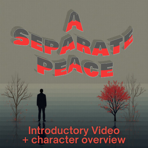 A Separate Peace by Scholar Squad | TPT