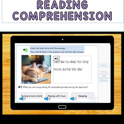 Reading Comprehension Passages and Questions Bundle | Boom Cards
