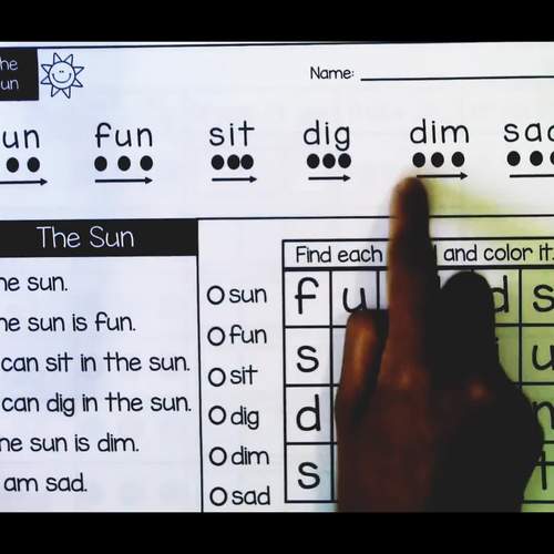 Beginning Reader Decodable Texts and Work | Science of Reading | SOR