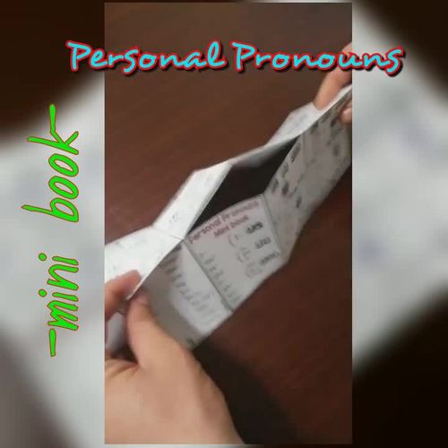 ESL | Personal Pronouns and the Verb to BE | Mini Book-1 by ESL Classroom