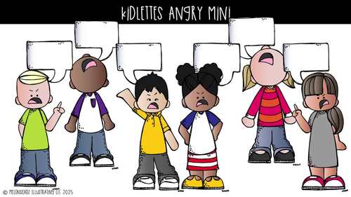 Kidlettes clip art, Angry clip art, Expressions clip art, Emotions ...
