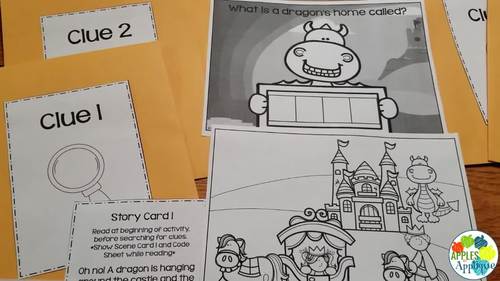 Escape Room: Haunted House! Shapes Breakout Activity by Apples to Applique