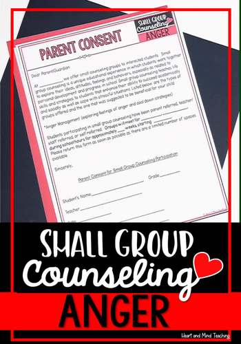 Anger Management Small Group Counseling Curriculum by Heart and Mind ...