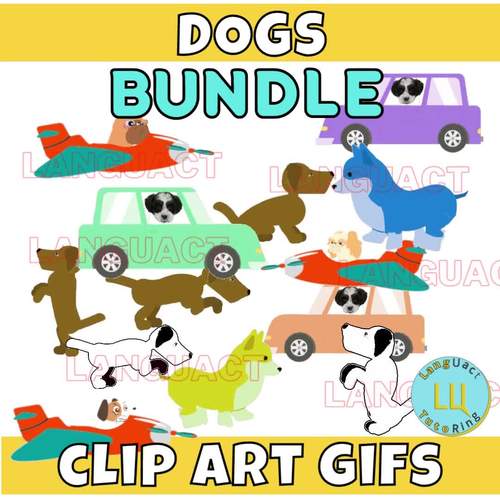 Dog Clip Art - Dogs Clipart Set - Pet Clip Art - Puppy Clip Art | TPT