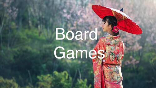 Feudal Japan Board Games #3 - The Feudal System (social studies, printable)